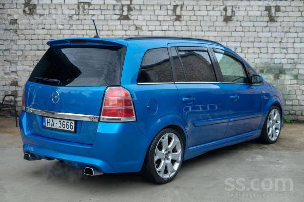 Zils Opel Zafira 2007 Liepāja, ar dzinēja tilpumu 2.00 L un nobraukumu 265 tūkst. km par 4700 €, foto 7 vietnē AUTOMOTO.COM.LV