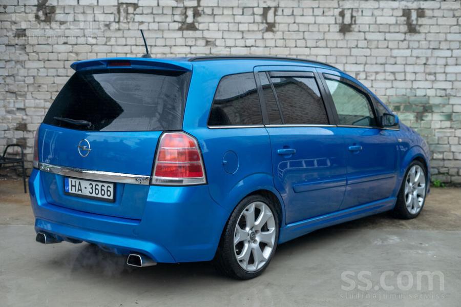 Zils Opel Zafira 2007 Liepāja, ar dzinēja tilpumu 2.00 L un nobraukumu 265 tūkst. km par 4700 €, foto 7 vietnē AUTOMOTO.COM.LV
