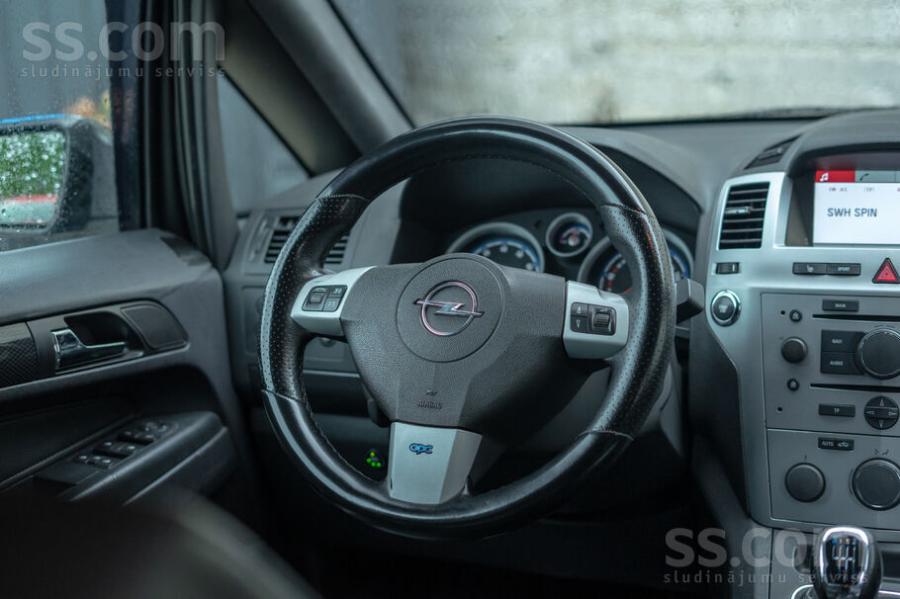 Zils Opel Zafira 2007 Liepāja, ar dzinēja tilpumu 2.00 L un nobraukumu 265 tūkst. km par 4700 €, foto 17 vietnē AUTOMOTO.COM.LV