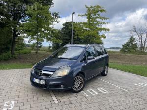 Blue Opel Zafira 2007 in Riga, with an engine capacity of 1.90 L and mileage of 326 thousand km for 1890 €, photo  on AUTOMOTO.COM.LV