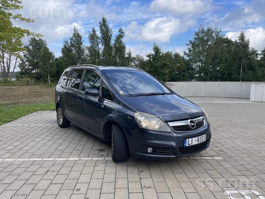 Zils Opel Zafira 2007 Rīga, ar dzinēja tilpumu 1.90 L un nobraukumu 326 tūkst. km par 1890 €, foto 3 vietnē AUTOMOTO.COM.LV