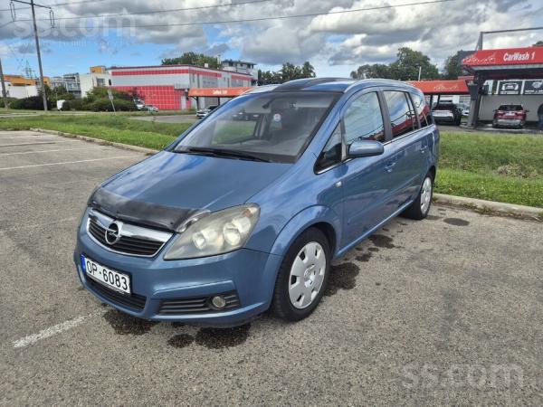 Zils Opel Zafira 2007 Rīga, ar dzinēja tilpumu 1.90 L un nobraukumu 254 tūkst. km par 1600 €, foto 3 vietnē AUTOMOTO.COM.LV