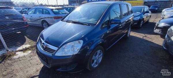 Blue Opel Zafira 2008 in Kaunas, with an engine capacity of 1.80 L and mileage of 252 thousand km for 2250 €, photo 2 on AUTOMOTO.COM.LV