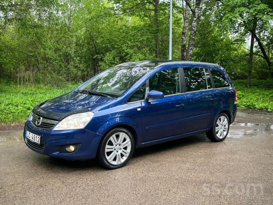Zils Opel Zafira 2008 Rīga, ar dzinēja tilpumu 1.90 L un nobraukumu 0 tūkst. km par 2899 €, foto 1 vietnē AUTOMOTO.COM.LV