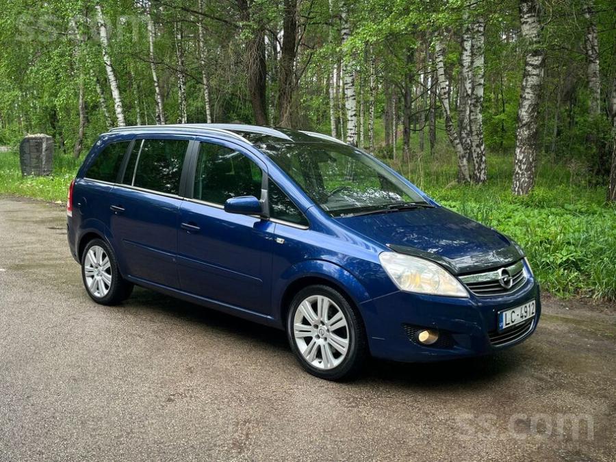 Zils Opel Zafira 2008 Rīga, ar dzinēja tilpumu 1.90 L un nobraukumu 0 tūkst. km par 2899 €, foto 8 vietnē AUTOMOTO.COM.LV