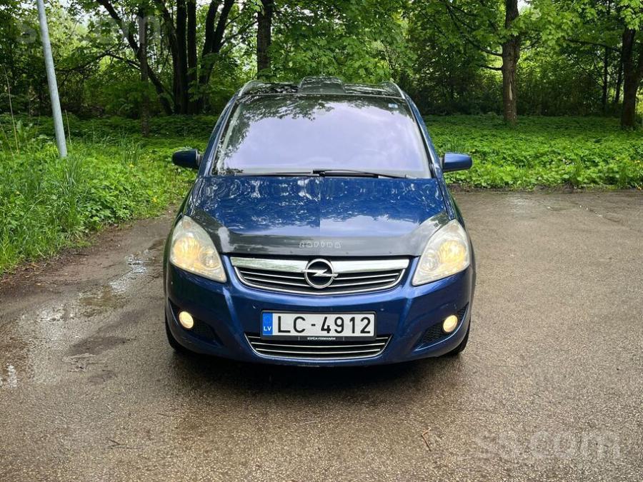 Zils Opel Zafira 2008 Rīga, ar dzinēja tilpumu 1.90 L un nobraukumu 0 tūkst. km par 2899 €, foto 9 vietnē AUTOMOTO.COM.LV