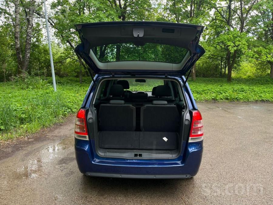 Zils Opel Zafira 2008 Rīga, ar dzinēja tilpumu 1.90 L un nobraukumu 0 tūkst. km par 2899 €, foto 21 vietnē AUTOMOTO.COM.LV