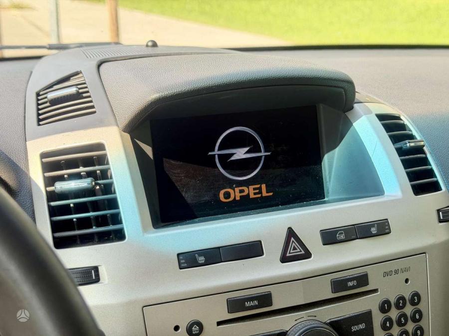 Blue Opel Zafira 2008 in Vilnius, with an engine capacity of 1.91 L and mileage of 208 thousand km for 1750 €, photo 15 on AUTOMOTO.COM.LV