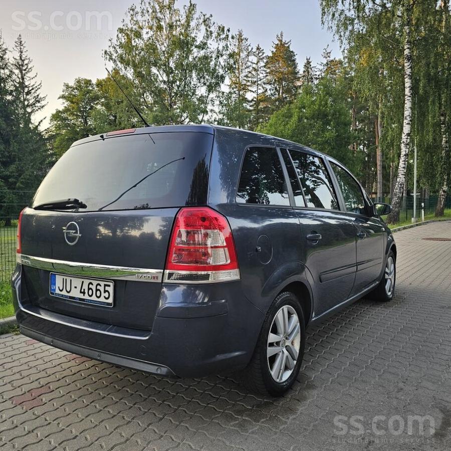 Zils Opel Zafira 2008 Rīga, ar dzinēja tilpumu 1.70 L un nobraukumu 337 tūkst. km par 1999 €, foto 7 vietnē AUTOMOTO.COM.LV