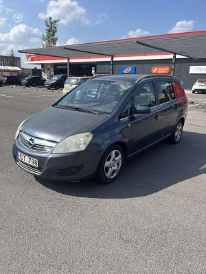 Blue Opel Zafira 2008 in Kaunas, with an engine capacity of 1.91 L and mileage of 258 thousand km for 1300 €, photo  on AUTOMOTO.COM.LV