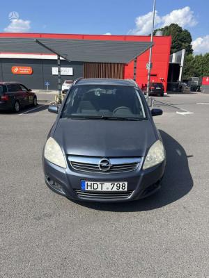 Blue Opel Zafira 2008 in Kaunas, with an engine capacity of 1.91 L and mileage of 258 thousand km for 1300 €, photo 3 on AUTOMOTO.COM.LV