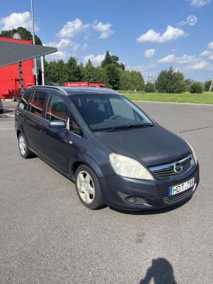 Blue Opel Zafira 2008 in Kaunas, with an engine capacity of 1.91 L and mileage of 258 thousand km for 1300 €, photo 4 on AUTOMOTO.COM.LV