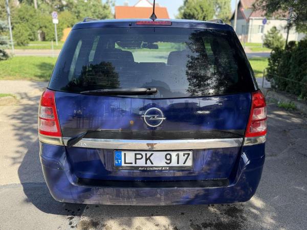 Opel Zafira 2008 Kauņa vietnē Zils Opel Zafira 2008 Kauņa, ar dzinēja tilpumu 1.91 L un nobraukumu 264 tūkst. km par 1590 €, foto 7 vietnē AUTOMOTO.COM.LV