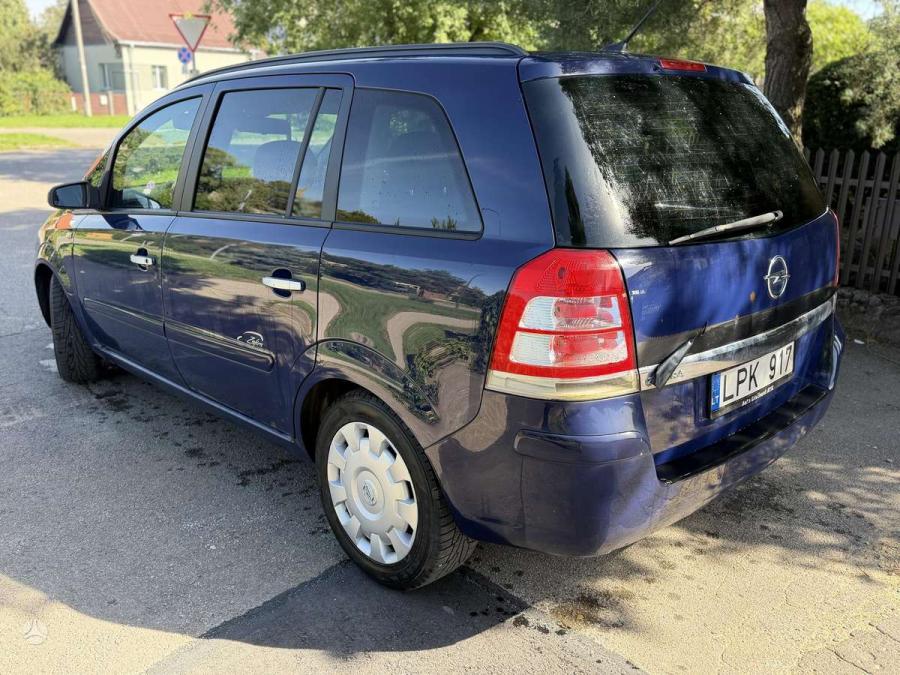 Синий Опель Зафира 2008 в Каунас, объемом двигателя 1.91 л и пробегом 264 тыс. км за 1590 €, фото 8 на AUTOMOTO.COM.LV