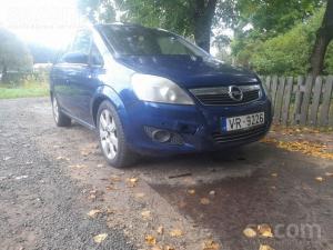 Zils Opel Zafira 2008 Rīga, ar dzinēja tilpumu 1.90 L un nobraukumu 423 tūkst. km par 1990 €, foto  vietnē AUTOMOTO.COM.LV