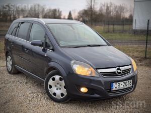 Zils Opel Zafira 2009 Rīga, ar dzinēja tilpumu 1.80 L un nobraukumu 267 tūkst. km par 2850 €, foto 8 vietnē AUTOMOTO.COM.LV