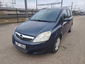 Blue Opel Zafira 2009 in Siauliai, with an engine capacity of 1.70 L and mileage of 235 thousand km for 1700 €, photo  on AUTOMOTO.COM.LV