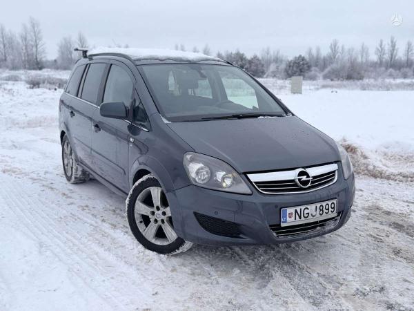 Blue Opel Zafira 2010 in Vilnius, with an engine capacity of 1.91 L and mileage of 276 thousand km for 1500 €, photo 1 on AUTOMOTO.COM.LV