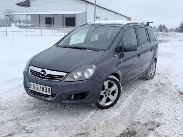 Blue Opel Zafira 2010 in Vilnius, with an engine capacity of 1.91 L and mileage of 276 thousand km for 1500 €, photo 2 on AUTOMOTO.COM.LV