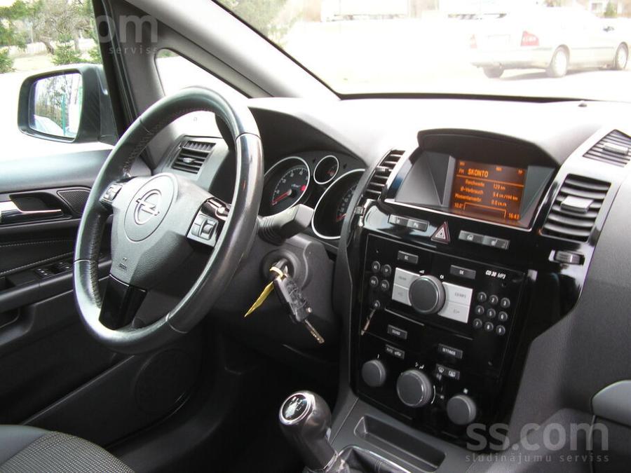 Zils Opel Zafira 2010 Rīga, ar dzinēja tilpumu 1.80 L un nobraukumu 0 tūkst. km par 5750 €, foto 23 vietnē AUTOMOTO.COM.LV