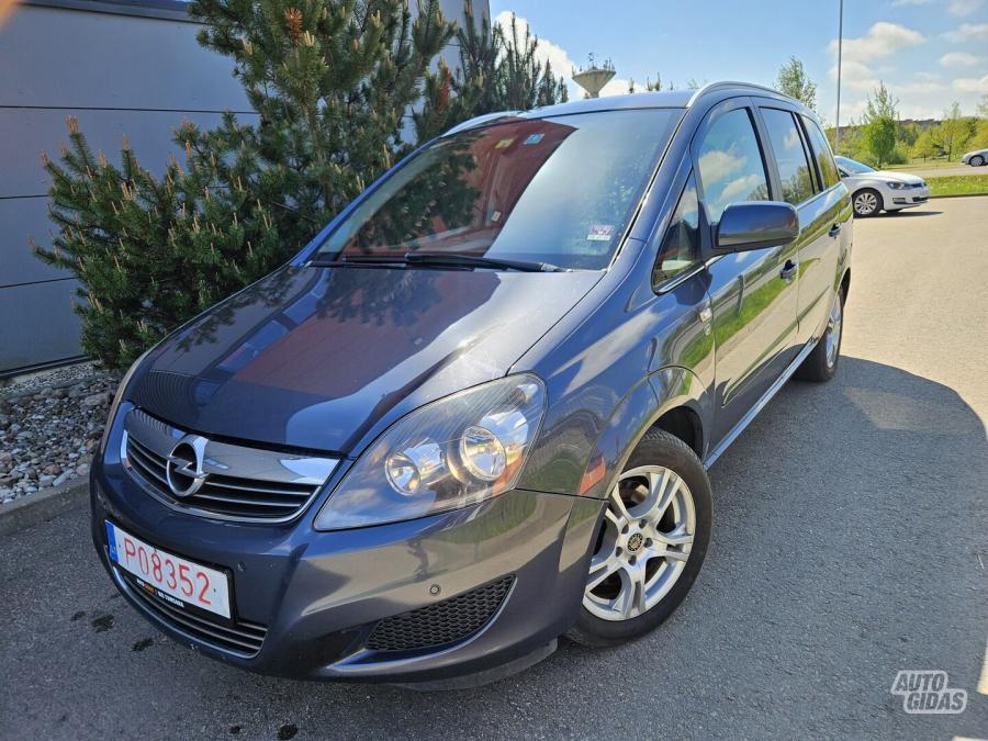 Blue Opel Zafira 2010 in Kluonaliai, with an engine capacity of 1.70 L and mileage of 300 thousand km for 1899 €, photo 1 on AUTOMOTO.COM.LV