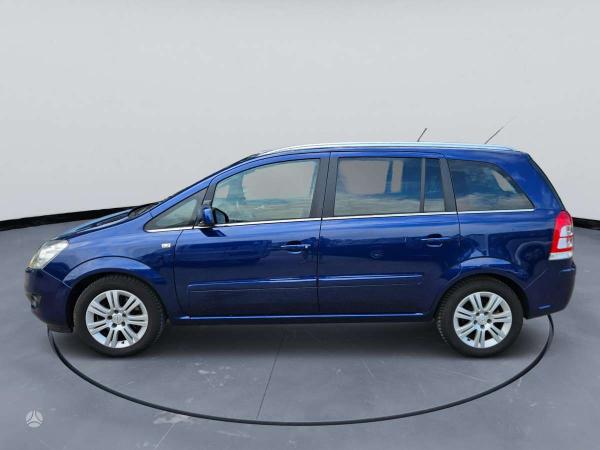 Blue Opel Zafira 2010 in Marijampole, with an engine capacity of 1.91 L and mileage of 198 thousand km for 3600 €, photo 9 on AUTOMOTO.COM.LV