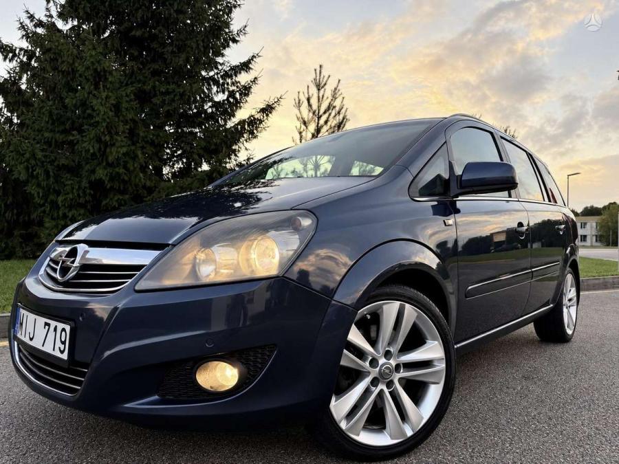 Zils Opel Zafira 2010 Kauņa, ar dzinēja tilpumu 1.91 L un nobraukumu 393 tūkst. km par 2750 €, foto 20 vietnē AUTOMOTO.COM.LV
