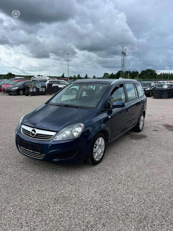 Blue Opel Zafira 2011 in Marijampole, with an engine capacity of 1.69 L and mileage of 205 thousand km for 2150 €, photo 2 on AUTOMOTO.COM.LV