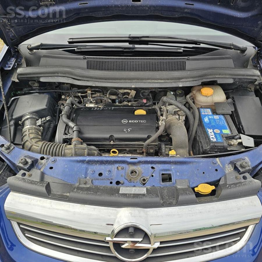 Blue Opel Zafira 2011 in Riga, with an engine capacity of 1.60 L and mileage of 390 thousand km for 2750 €, photo 23 on AUTOMOTO.COM.LV