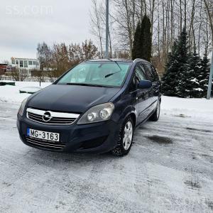 Zils Opel Zafira 2012 Rīga, ar dzinēja tilpumu 1.70 L un nobraukumu 370 tūkst. km par 2150 €, foto  vietnē AUTOMOTO.COM.LV