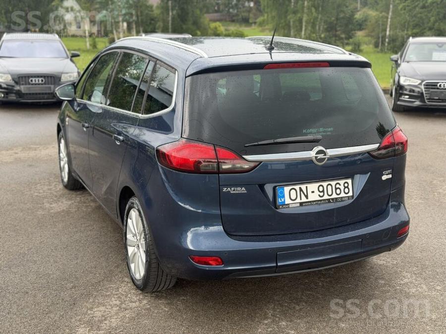 Zils Opel Zafira 2012 Ogre, ar dzinēja tilpumu 2.00 L un nobraukumu 262 tūkst. km par 5650 €, foto 5 vietnē AUTOMOTO.COM.LV