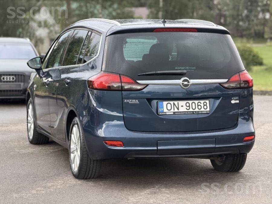 Zils Opel Zafira 2012 Ogre, ar dzinēja tilpumu 2.00 L un nobraukumu 262 tūkst. km par 5650 €, foto 13 vietnē AUTOMOTO.COM.LV