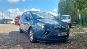 Zils Opel Zafira 2013 Kauņa, ar dzinēja tilpumu 2.00 L un nobraukumu 239 tūkst. km par 4700 €, foto  vietnē AUTOMOTO.COM.LV
