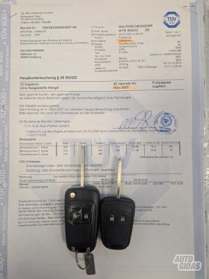 Blue Opel Zafira 2013 in Ramuciai, with an engine capacity of 1.40 L and mileage of 175 thousand km for 6450 €, photo 16 on AUTOMOTO.COM.LV