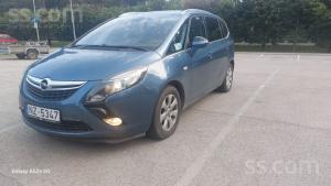 Blue Opel Zafira 2013 in Ogre, with an engine capacity of 1.60 L and mileage of 321 thousand km for 5100 €, photo  on AUTOMOTO.COM.LV