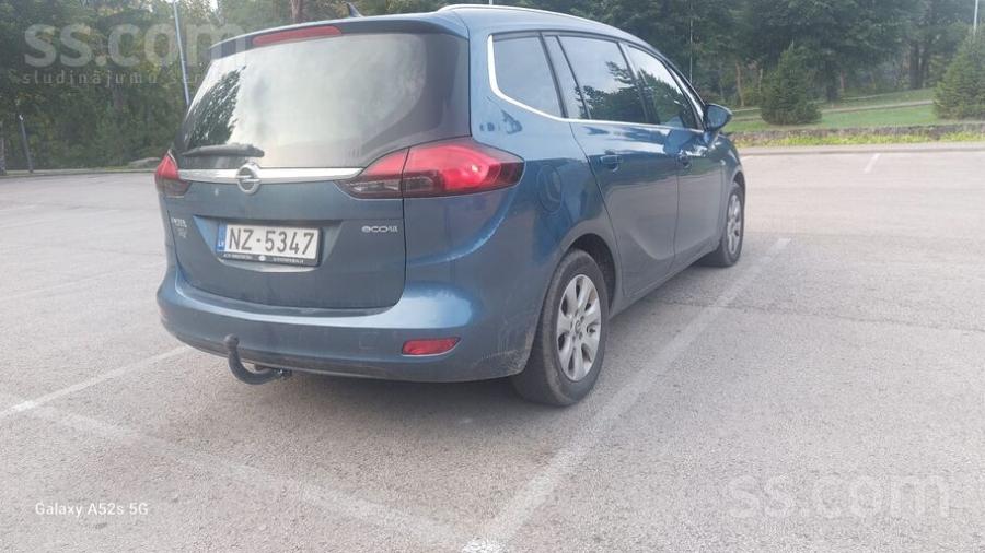 Zils Opel Zafira 2013 Ogre, ar dzinēja tilpumu 1.60 L un nobraukumu 321 tūkst. km par 5100 €, foto 4 vietnē AUTOMOTO.COM.LV