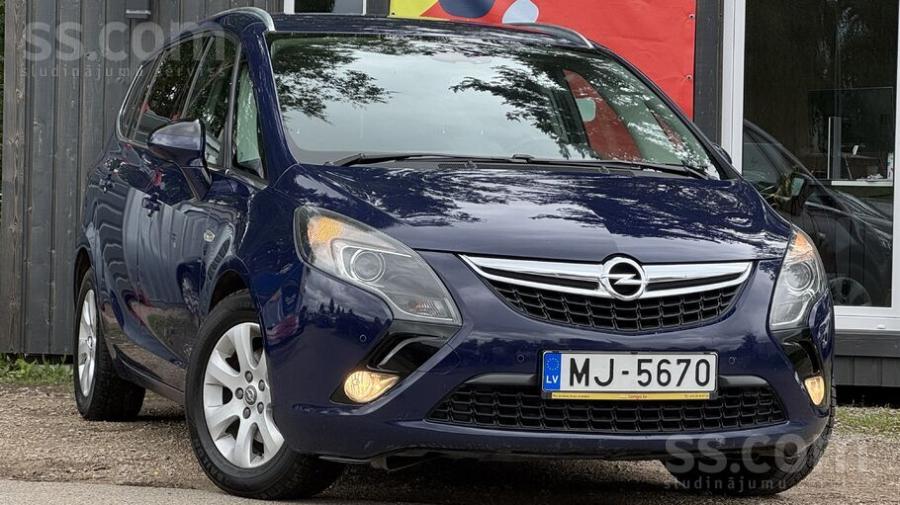 Zils Opel Zafira 2014 Rīga, ar dzinēja tilpumu 1.40 L un nobraukumu 320 tūkst. km par 4990 €, foto 3 vietnē AUTOMOTO.COM.LV