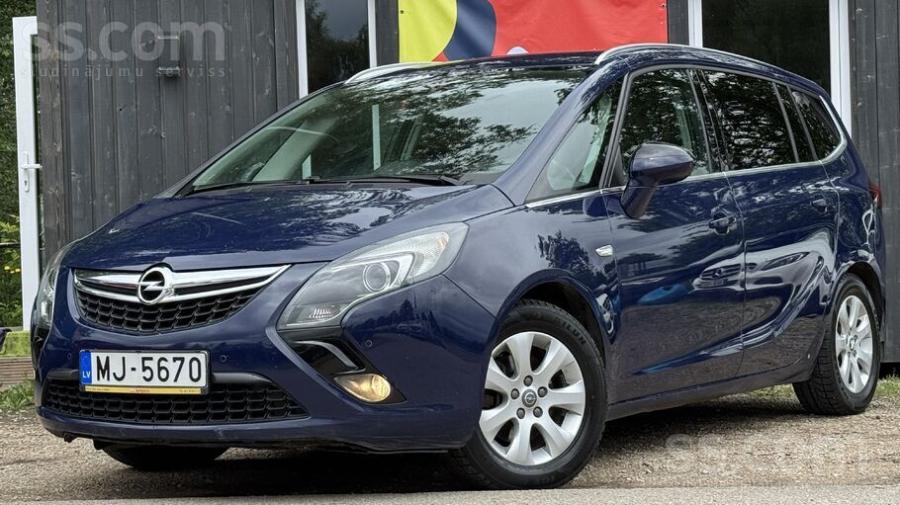 Zils Opel Zafira 2014 Rīga, ar dzinēja tilpumu 1.40 L un nobraukumu 320 tūkst. km par 4990 €, foto 4 vietnē AUTOMOTO.COM.LV