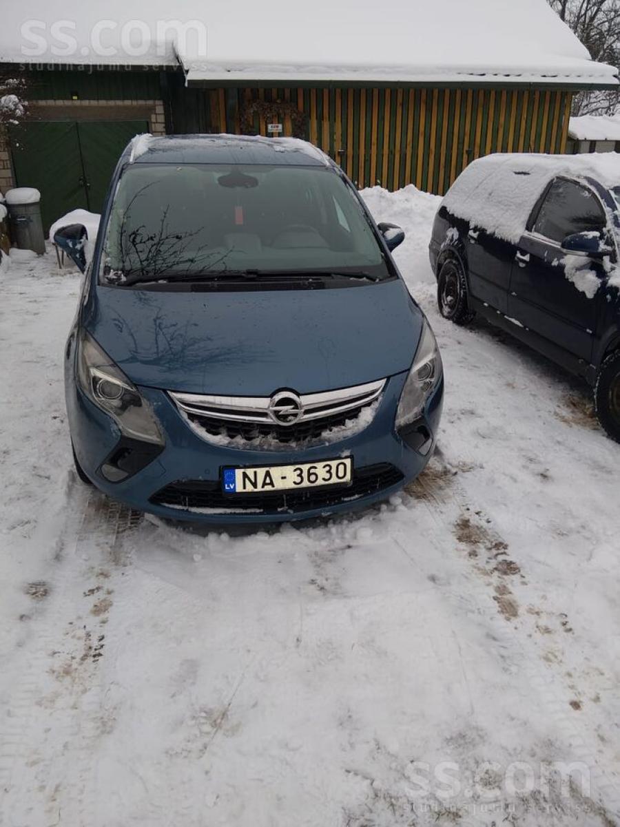 Zils Opel Zafira 2015 Alūksne, ar dzinēja tilpumu 1.60 L un nobraukumu 236 tūkst. km par 4550 €, foto 1 vietnē AUTOMOTO.COM.LV