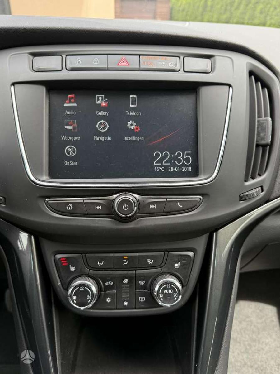 Blue Opel Zafira 2018 in Utena, with an engine capacity of 1.36 L and mileage of 111 thousand km for 8200 €, photo 14 on AUTOMOTO.COM.LV