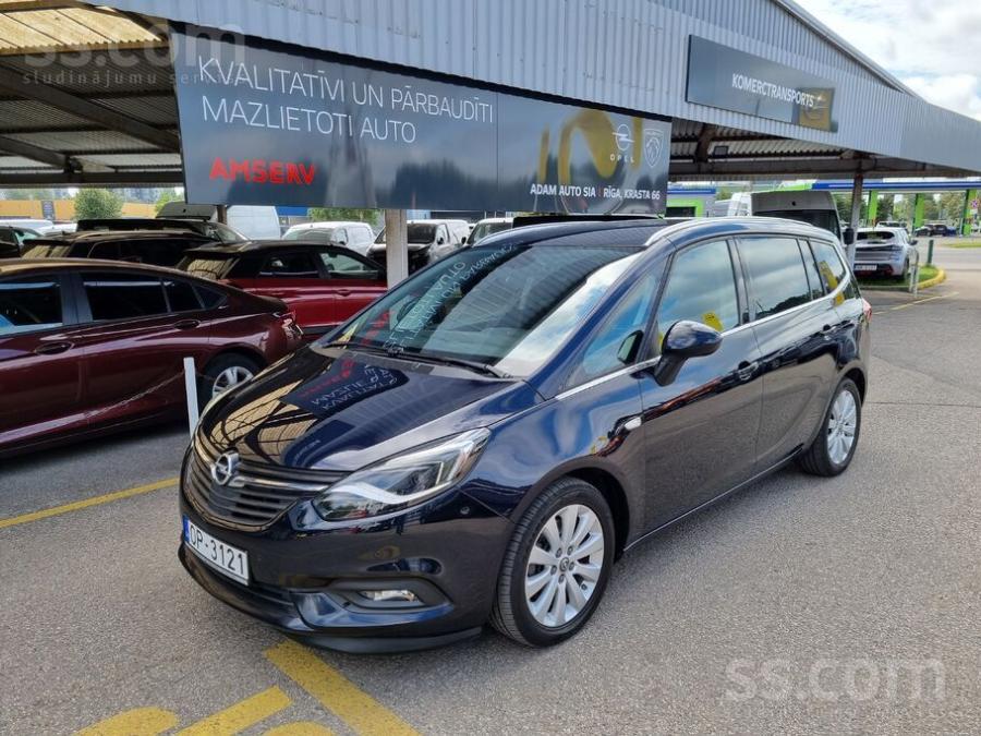 Zils Opel Zafira 2019 Rīga, ar dzinēja tilpumu 2.00 L un nobraukumu 159 tūkst. km par 11700 €, foto 1 vietnē AUTOMOTO.COM.LV
