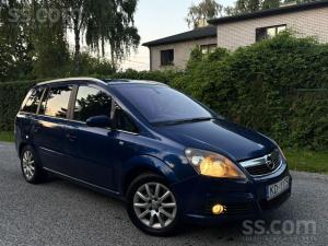 Blue Opel Zafira 2007 in Riga, with an engine capacity of 1.90 L and mileage of 275 thousand km for 2400 €, photo  on AUTOMOTO.COM.LV
