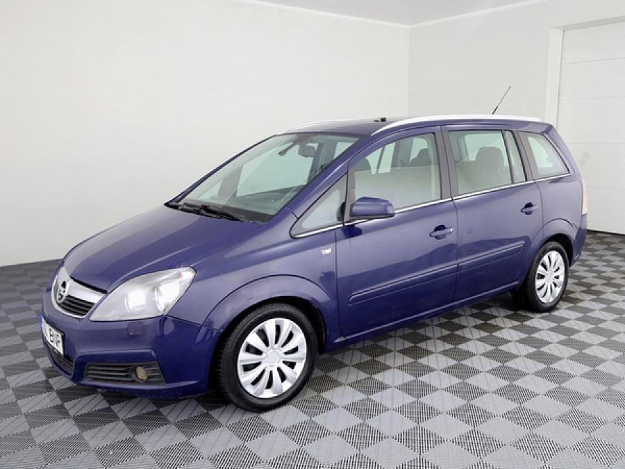Blue Opel Zafira 2007 in Tallinn, with an engine capacity of 1.90 L and mileage of 449 thousand km for 599 €, photo 3 on AUTOMOTO.COM.LV