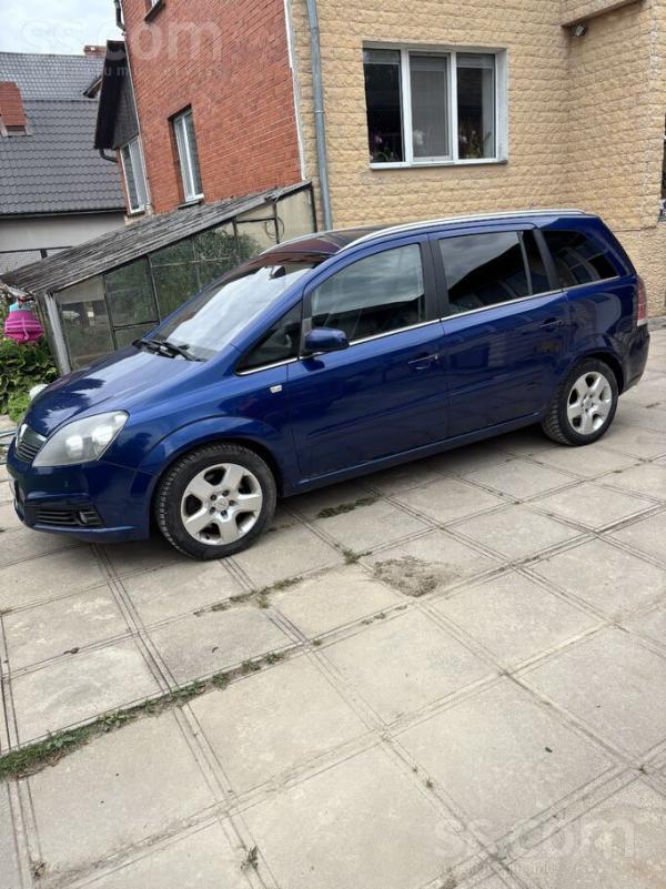 Zils Opel Zafira 2007 Ogre, ar dzinēja tilpumu 1.90 L un nobraukumu 279 tūkst. km par 1700 €, foto 1 vietnē AUTOMOTO.COM.LV