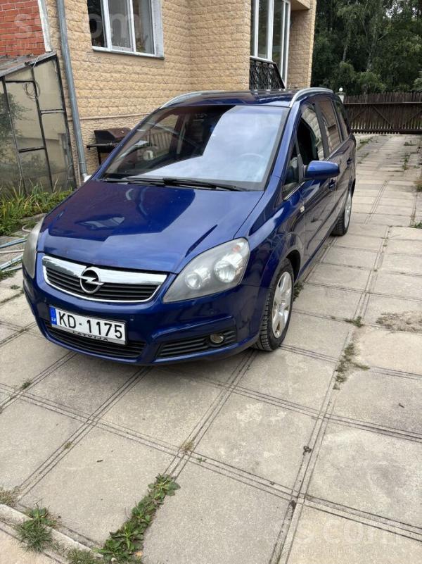 Zils Opel Zafira 2007 Ogre, ar dzinēja tilpumu 1.90 L un nobraukumu 279 tūkst. km par 1700 €, foto 3 vietnē AUTOMOTO.COM.LV