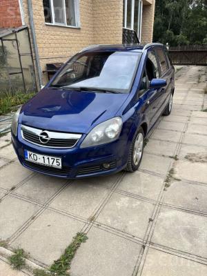 Zils Opel Zafira 2007 Ogre, ar dzinēja tilpumu 1.90 L un nobraukumu 279 tūkst. km par 1700 €, foto 3 vietnē AUTOMOTO.COM.LV
