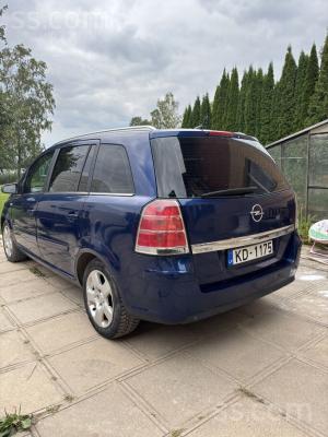 Zils Opel Zafira 2007 Ogre, ar dzinēja tilpumu 1.90 L un nobraukumu 279 tūkst. km par 1700 €, foto 6 vietnē AUTOMOTO.COM.LV