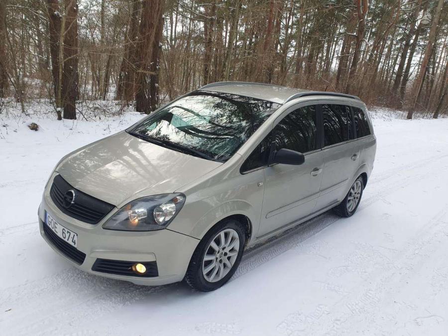 Brūns Opel Zafira 2007 Vilkaviškis, ar dzinēja tilpumu 1.91 L un nobraukumu 320 tūkst. km par 900 €, foto 6 vietnē AUTOMOTO.COM.LV