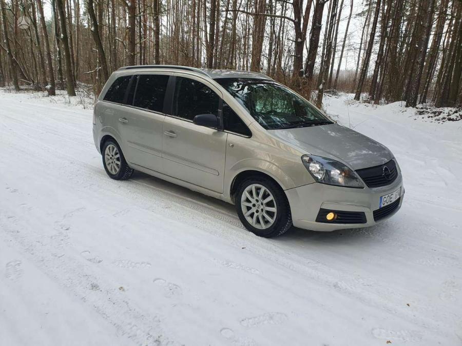 Brūns Opel Zafira 2007 Vilkaviškis, ar dzinēja tilpumu 1.91 L un nobraukumu 320 tūkst. km par 900 €, foto 7 vietnē AUTOMOTO.COM.LV