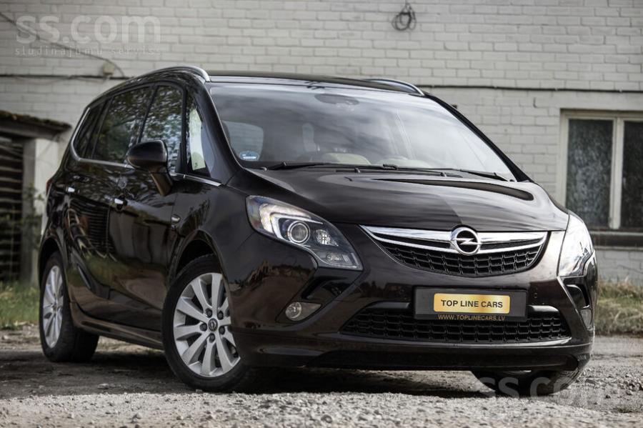 Brūns Opel Zafira 2013 Tukums, ar dzinēja tilpumu 2.00 L un nobraukumu 0 tūkst. km par 6999 €, foto 1 vietnē AUTOMOTO.COM.LV